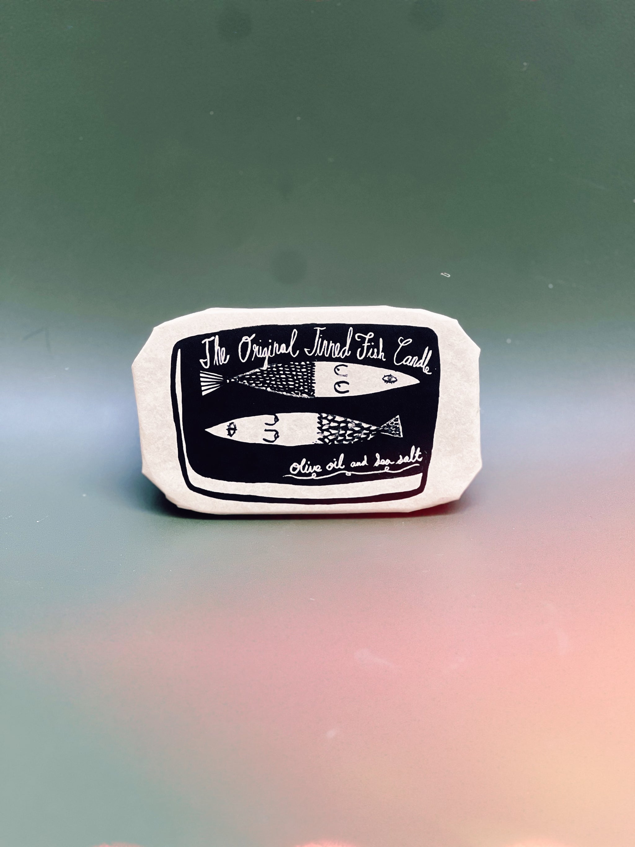 Tinned Fish Candle - Olive Oil and Sea Salt (Ocean Breeze Scented ...